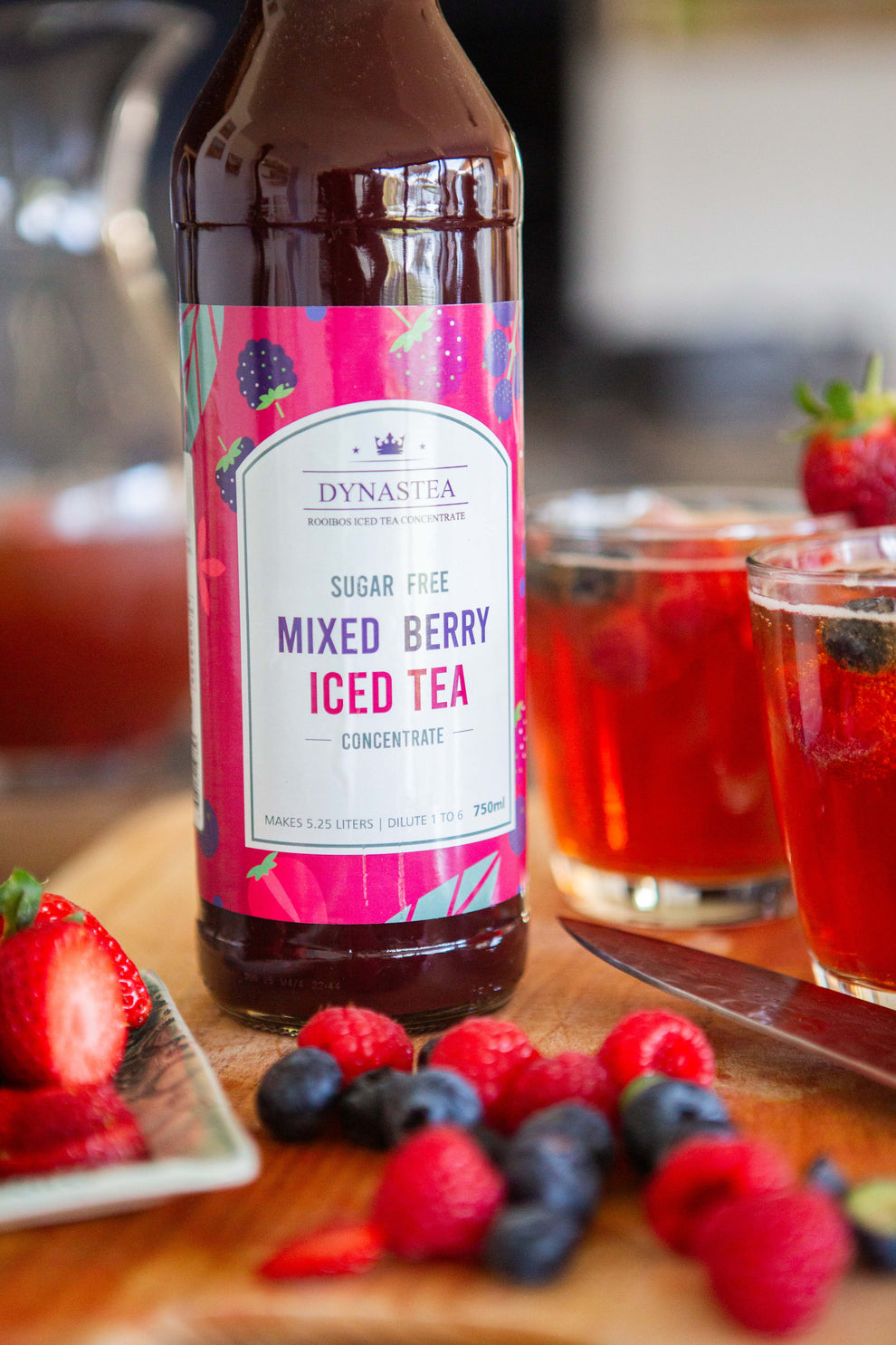 Mixed Berry Iced Tea Concentrate – The SIP Store SA