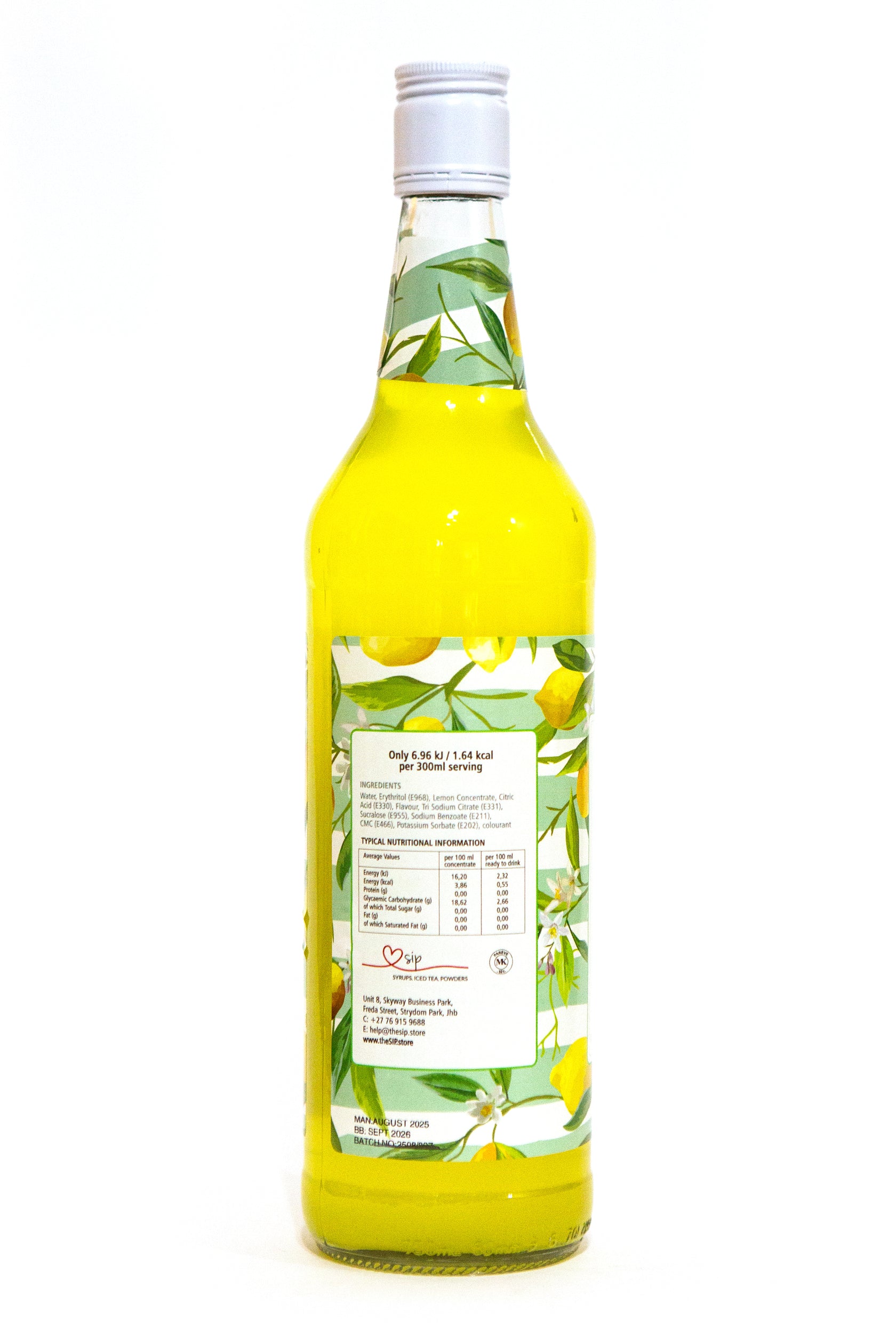 Sweet and Sour (Lemonade) Sugar-Free Syrup – The SIP Store SA